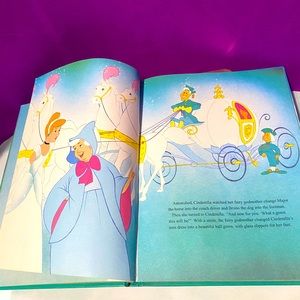 Disney | Toys | Walt Disneys Cinderella Vtg 994 Hardcover Book Mouse ...
